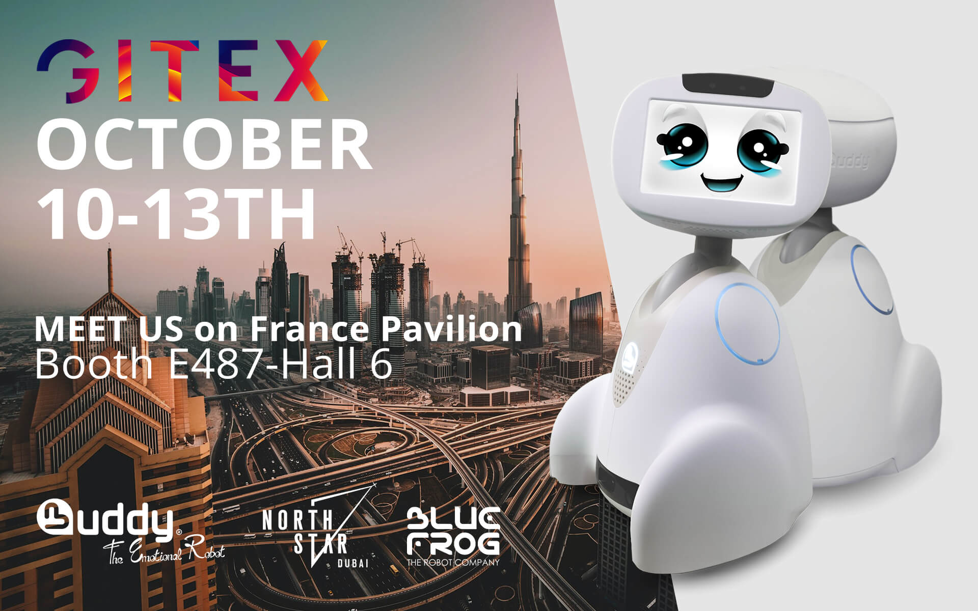 Blue Frog Robotics - Buddy at GITEX 2022