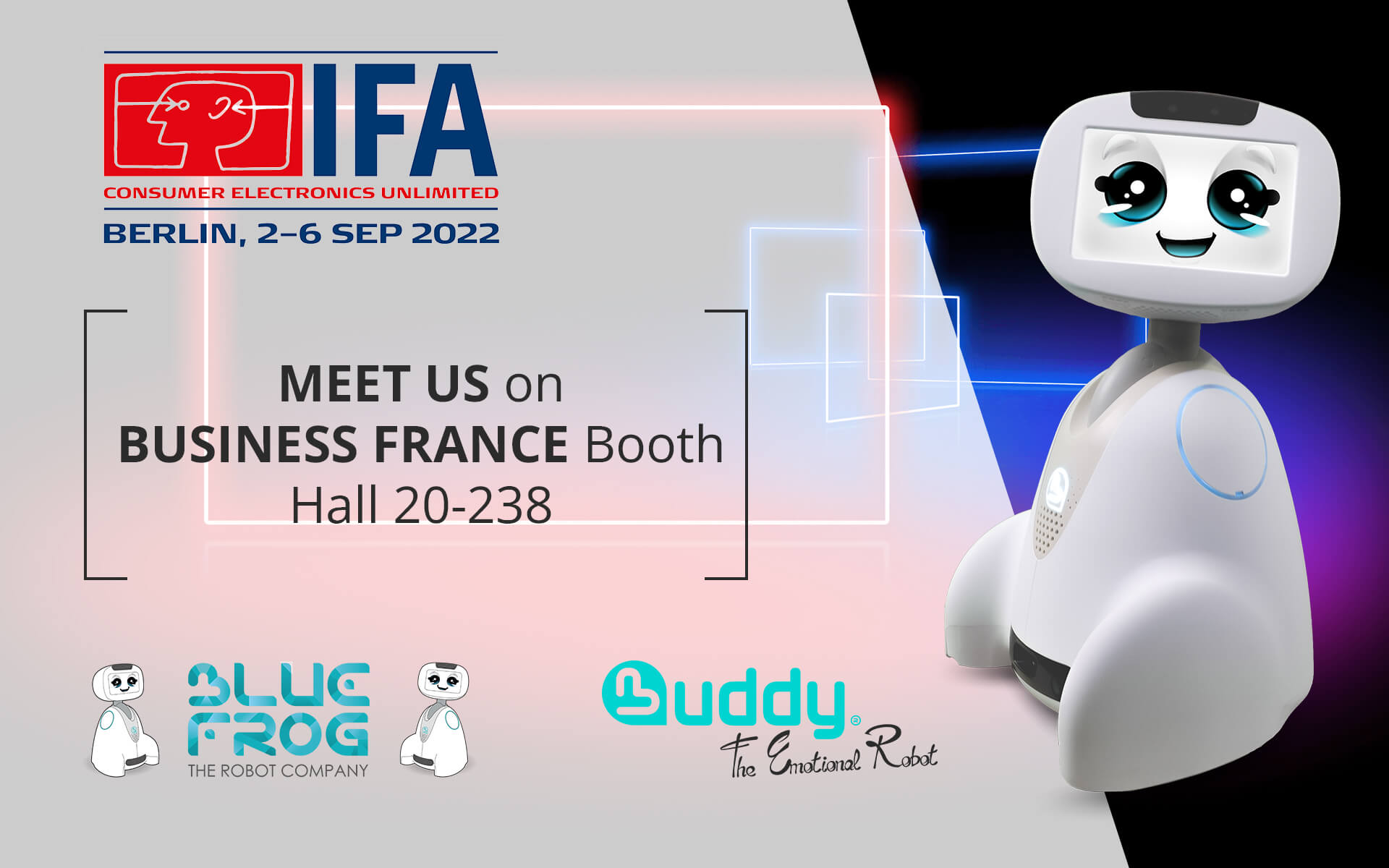 Blue Frog Robotics - Buddy at IFA 2022