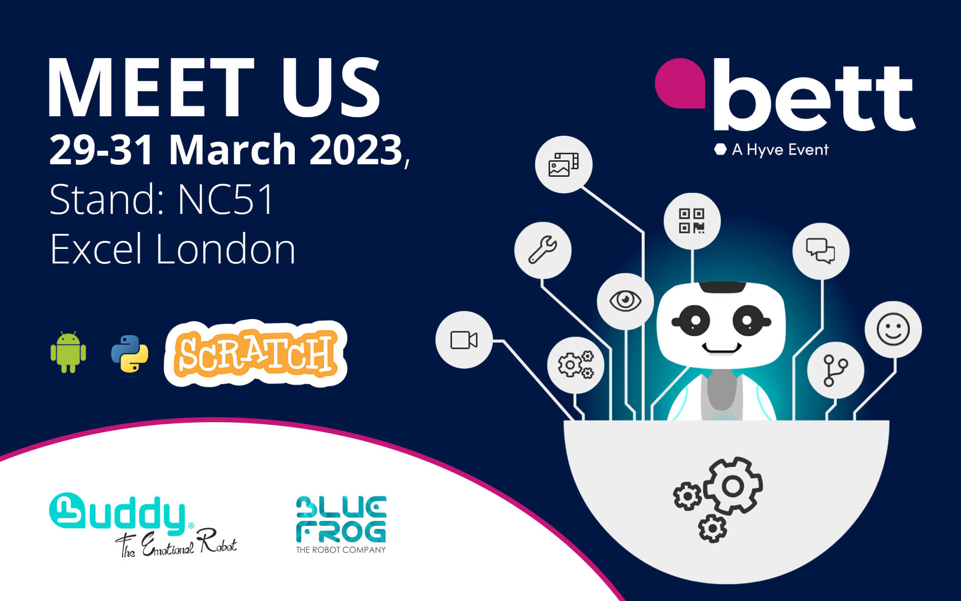 Blue Frog Robotics - Buddy At BETT 2023