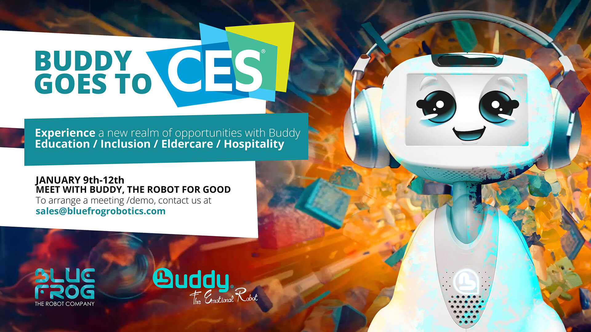 Blue Frog Robotics - Buddy At CES 2024